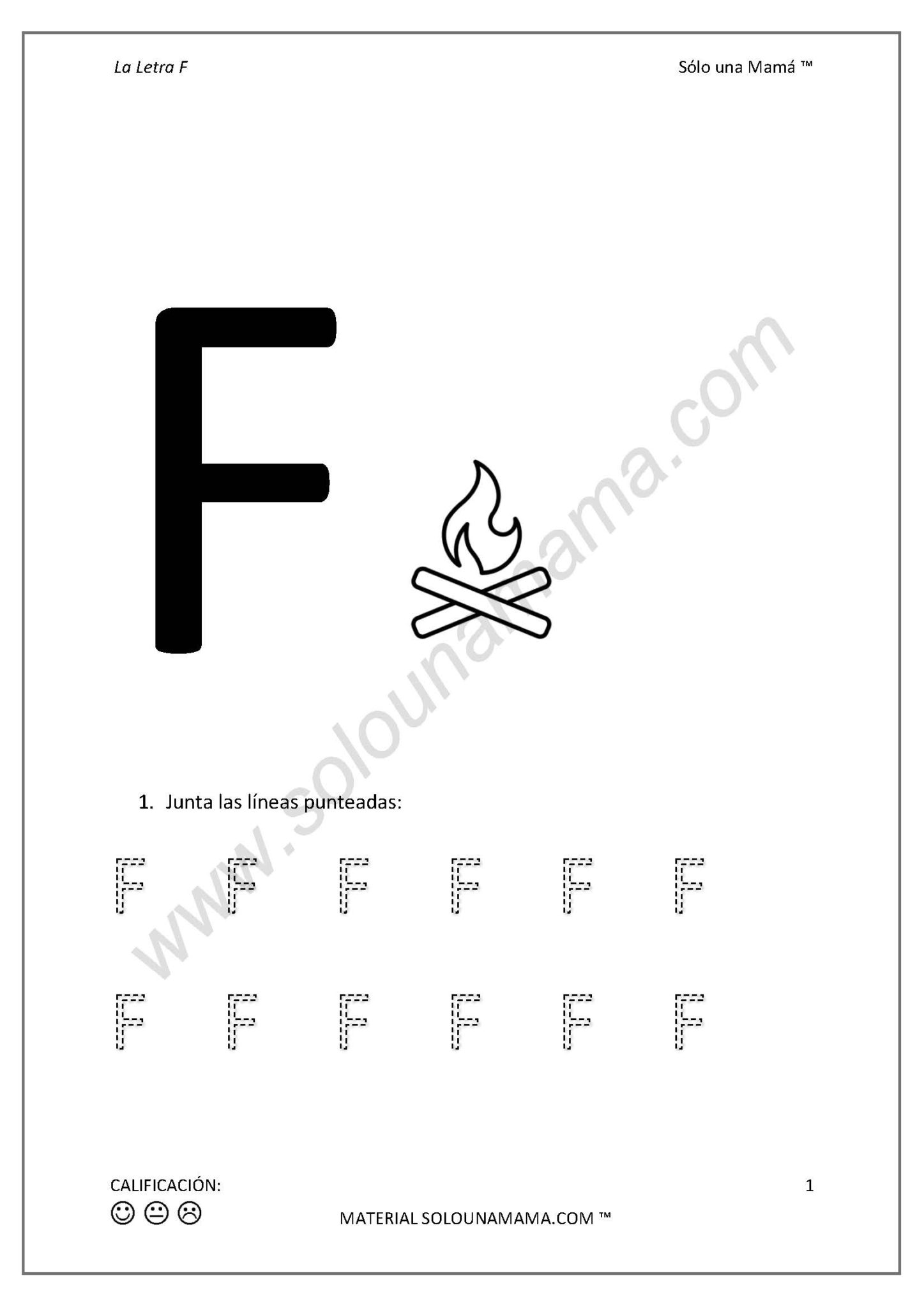 Lecto-Escritura archivos - Sólo Una Mamá