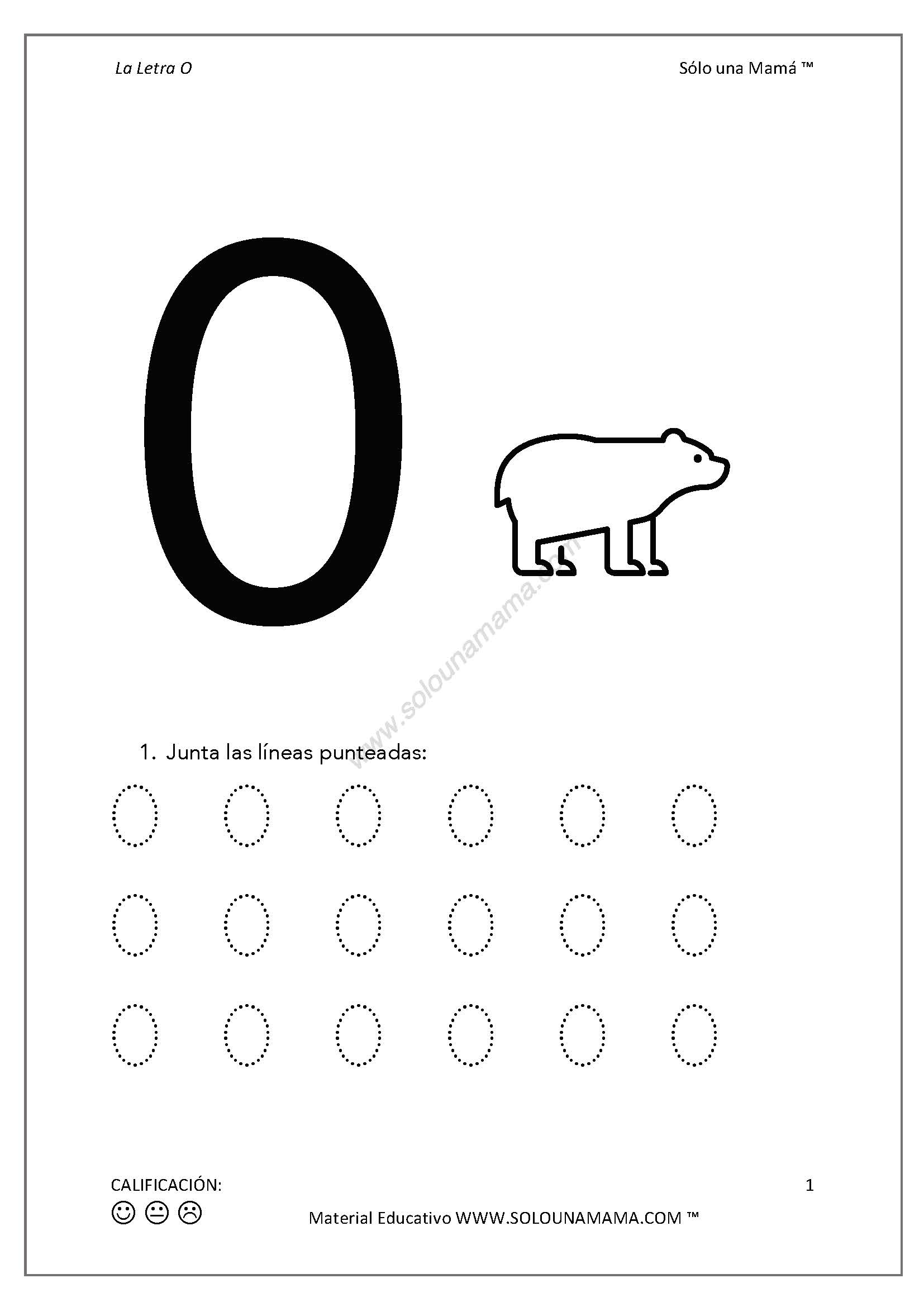La Letra O - Sólo Una Mamá