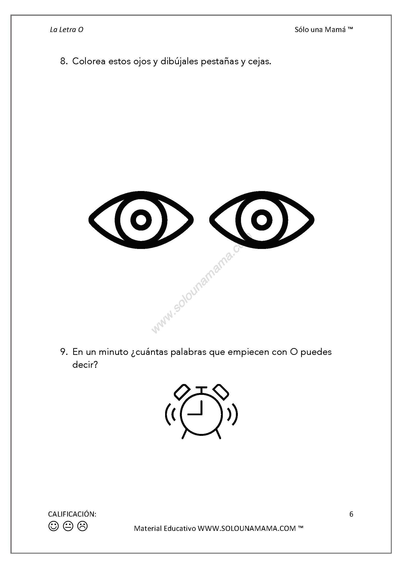 La Letra O - Sólo Una Mamá